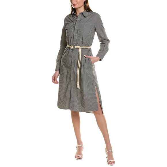 Ag Adriano Goldschmied | Dresses | Ag Jeans Taylor Workwear Midi Dress ...
